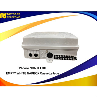 NON TELCO EMPTY WHITE NAP BOX 24core Cassette and Tube type | Shopee ...