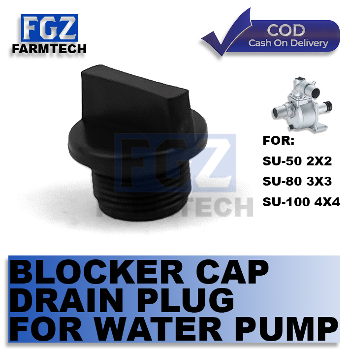 BLOCKER CAP DRAIN PLUG SU80 SU100 SU50 3X3 2X2 4X4 FOR WATER PUMP ...