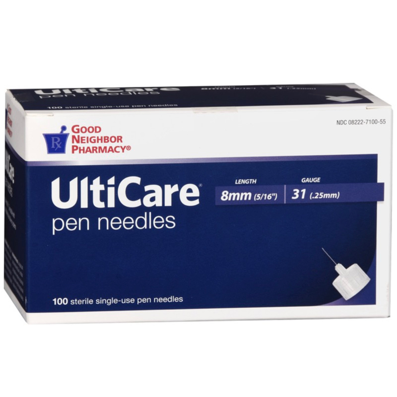 Ulticare 8mm Insulin Pen Needle | Shopee Philippines