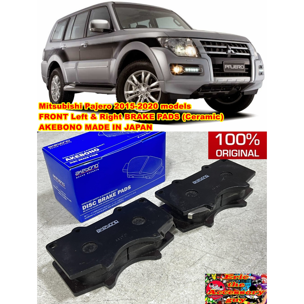Mitsubishi Pajero Ceramic Front Brake Pads for 2015-2020 models ...