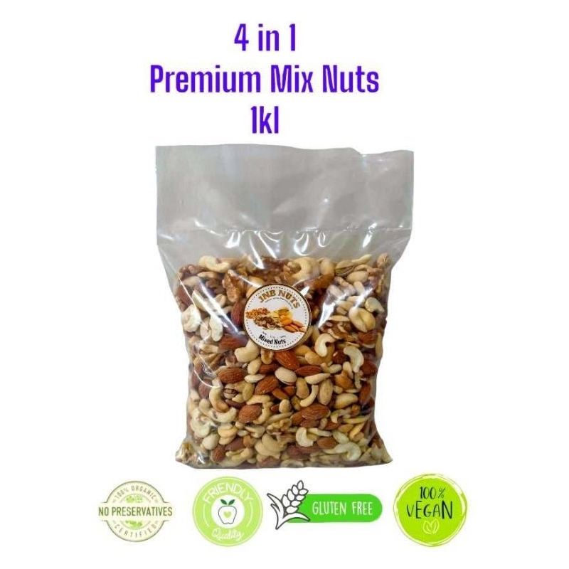 4 in 1 Premium Mix Nuts (1kl) | Shopee Philippines