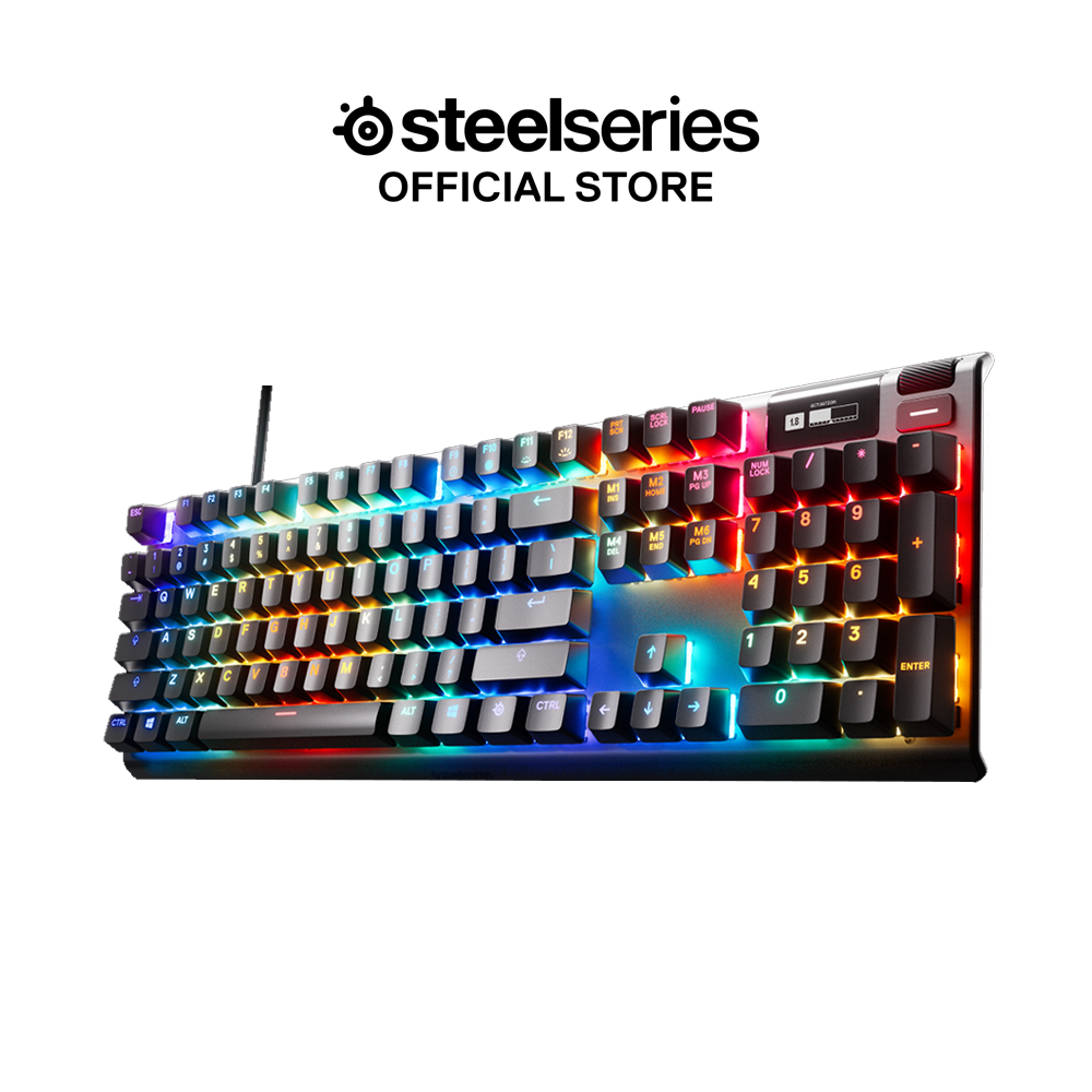 SteelSeries Apex Pro Mechanical RGB Backlit Gaming Keyboard (64626 ...