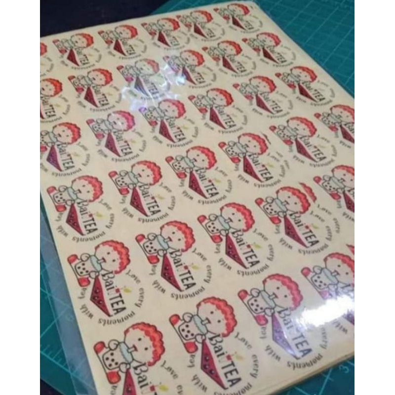 piso product sticker label waterproof non faded eco solvent print ...