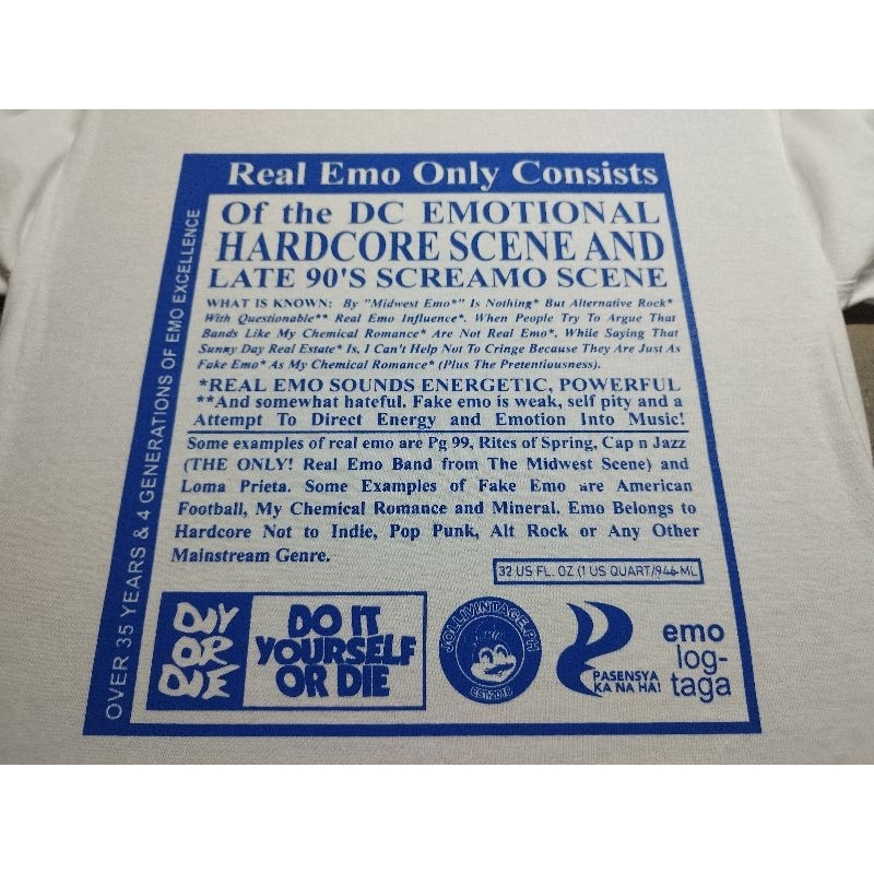 Real Emo Copy Pasta Jollyvintage x DIYORDIE Collab | Shopee Philippines