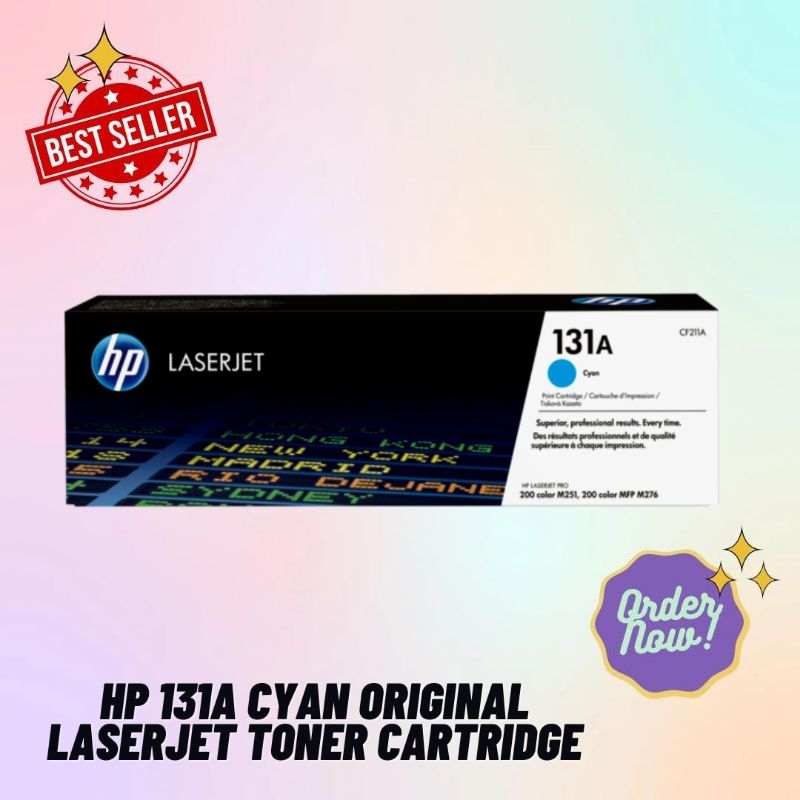 HP 131A Cyan Original LaserJet Toner Cartridge (CF211A) | Shopee ...