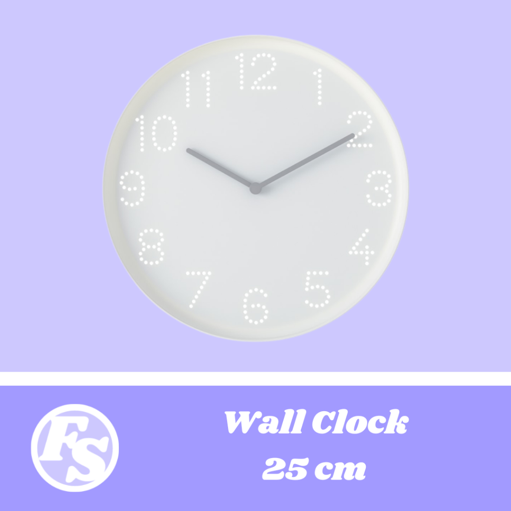 IKEA Tromma Low-Voltage Wall Clock (25 cm) | Shopee Philippines