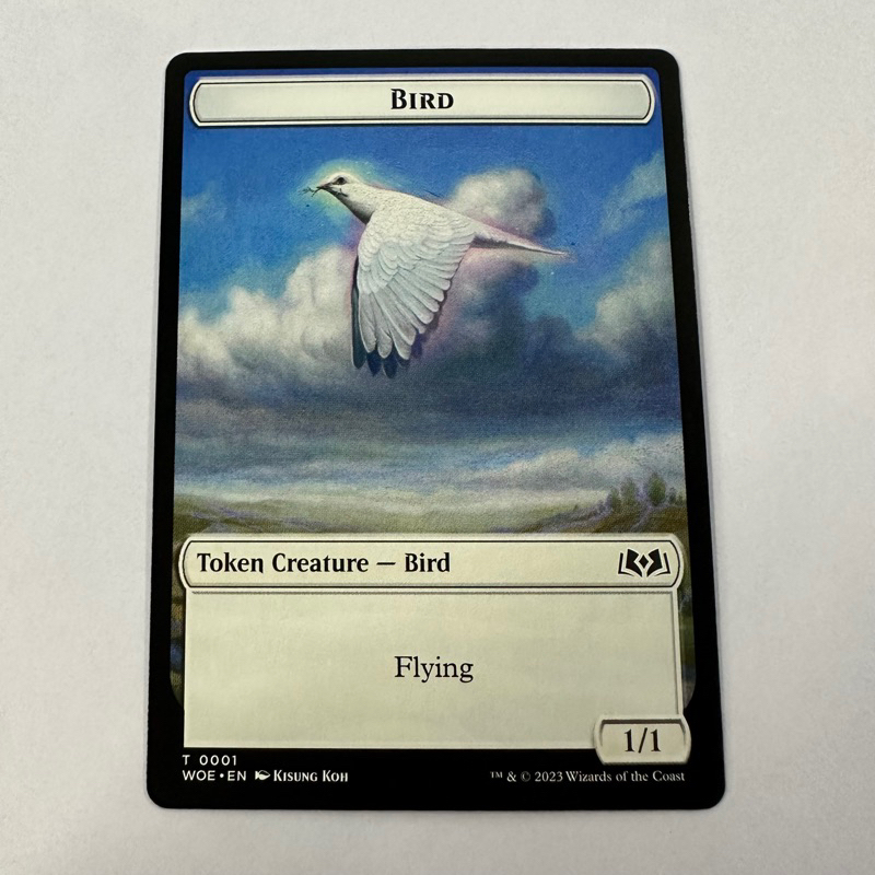 BIRD PLOT TOKEN | OTJ MH2 MODERN HORIZONS 2 | WOE | MTG MAGIC THE ...