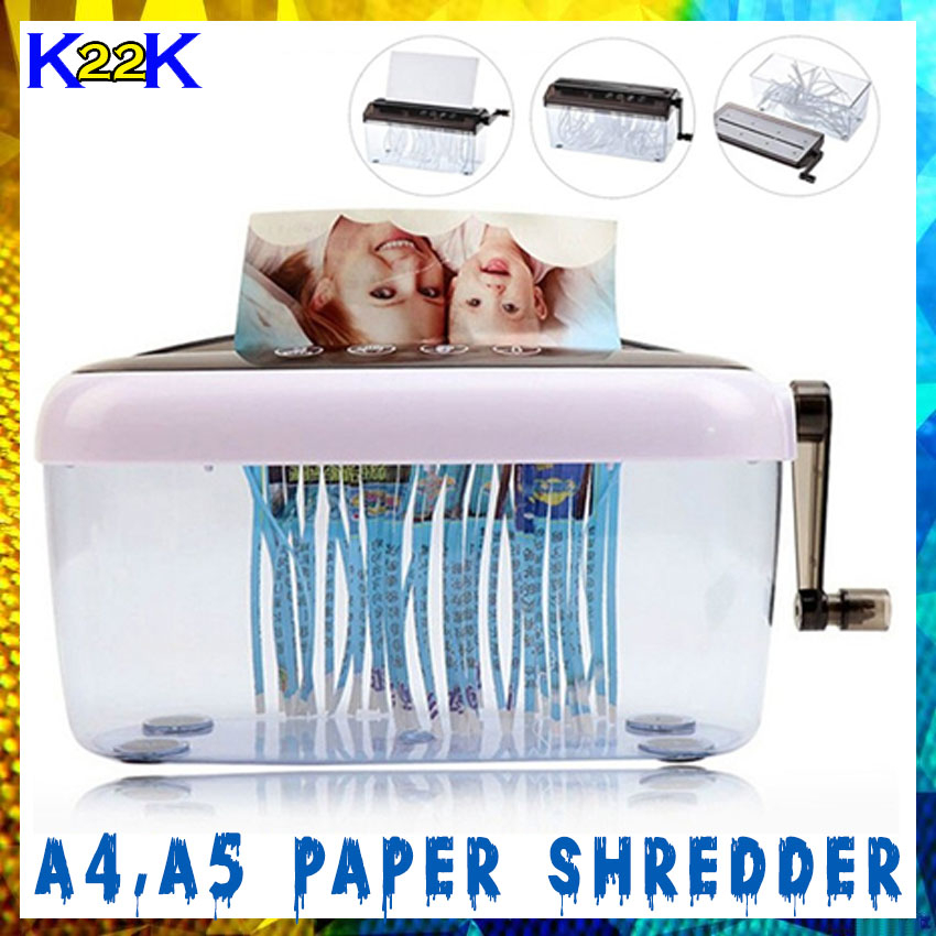 K22K A4,A5 Manual Paper Cut Shredder for Office Home School Paper ...