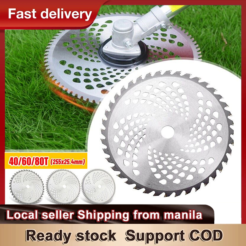 Grass Cutter 40T Carbide Circular Blade Brush Cutter Lawn Mower Blade ...