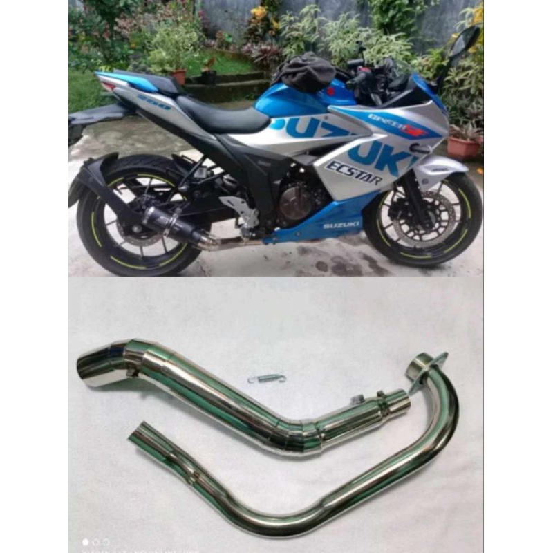 PIPE GIXXER 250 / SF 250 ELBOW 51MM MUFFLER Gixxer250 | Shopee Philippines