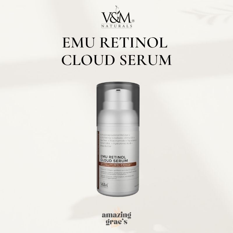 50% Discount Emu Retinol Cloud Serum V&M Naturals|Anti-aging Melasma ...