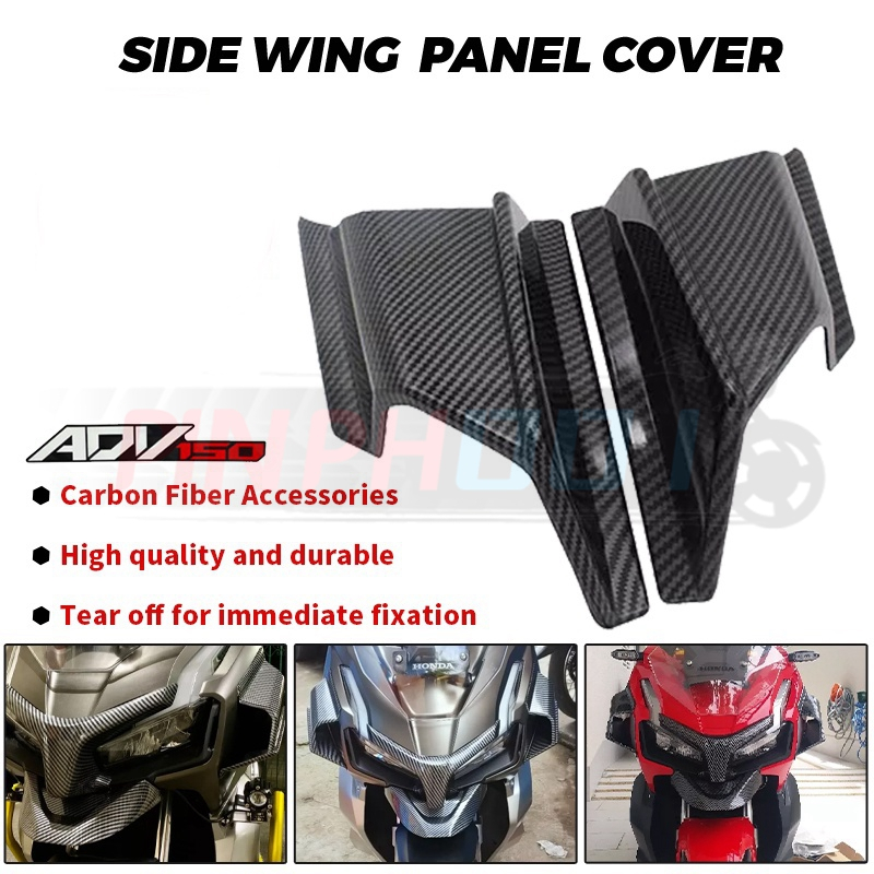 Motorcycle Honda ADV 150 Front Headiight Side Wing Wind Panel Cover ...