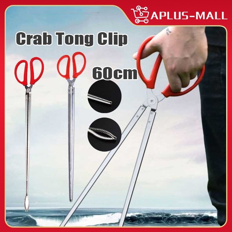Stainless Steel Anti Slip Eels Clip Long Handle Crab Tongs Garbage Clip ...