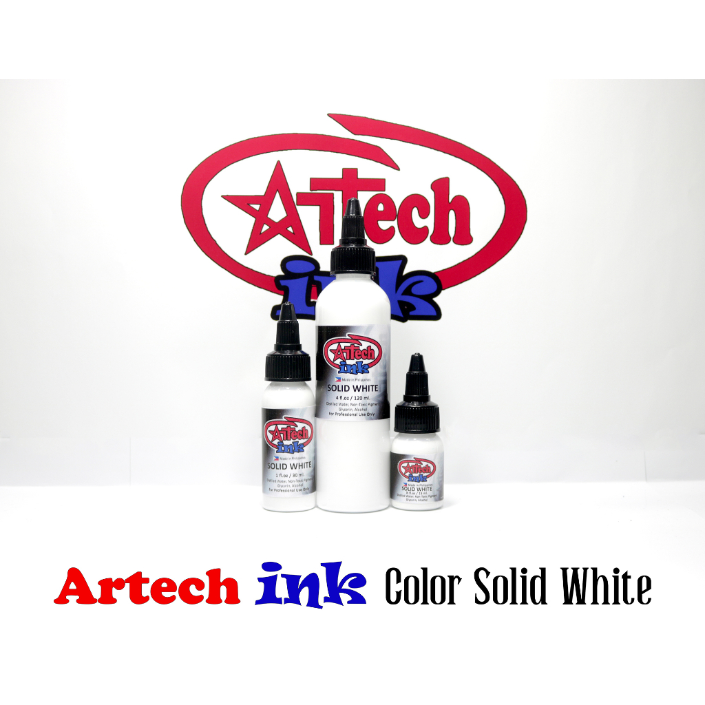 ARTECH INK TATTOO COLORS SOLID WHITE (Originally Filipino Made Tattoo ...