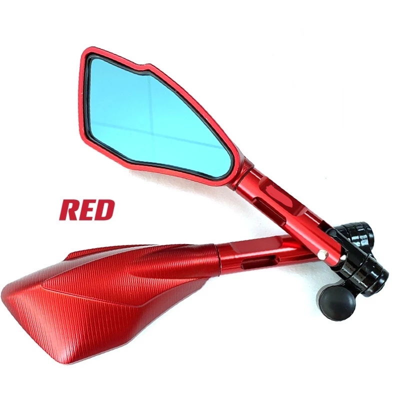 1Pair Universal Side Mirror White Glass CNC Alloy side mirror for ... 1Pair Universal Side Mirror White Glass CNC Alloy side mirror for ...