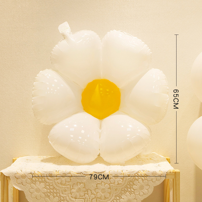 Daisy Sunflower Aluminum Film Balloon Handheld Balloon Baby's Birthday ...
