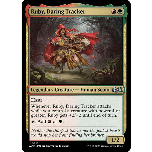 Ruby, Daring Tracker - Wilds of Eldraine (WOE) | Shopee Philippines