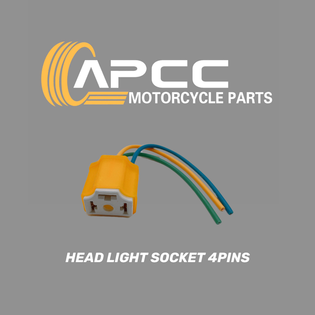 Motorcycles HEADLIGHT SOCKET H4 CERAMIC TYPE 1PCS | Shopee Philippines