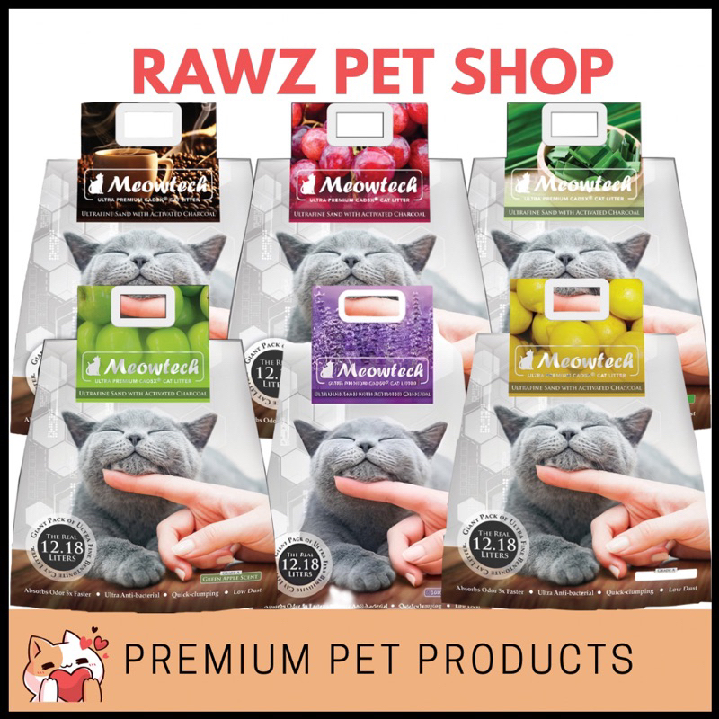 Meowtech Bentonite Cat Litter Sand 12.18L | Shopee Philippines