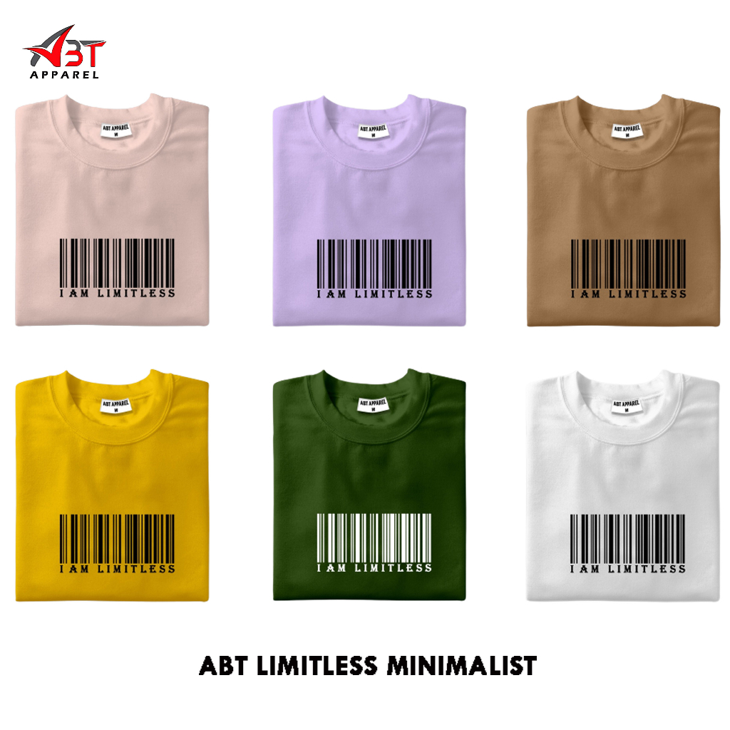 T shirt LIMITLESS Minimalist Men Women Clothes Cotton Menswear Unisex ...