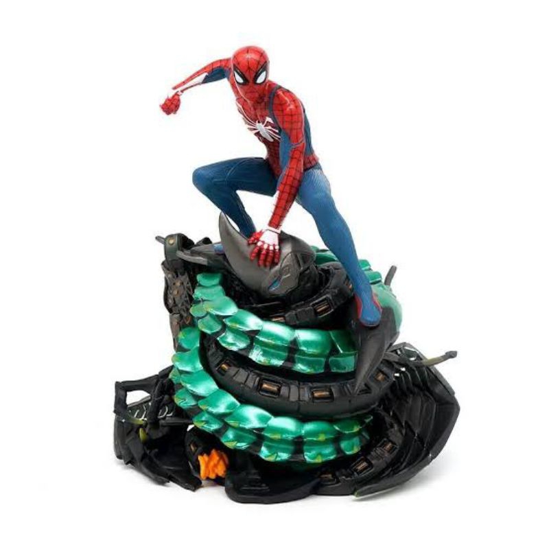 PS4 Spider-Man Advanced Suit Collector's Edition Action Figure Statue ...