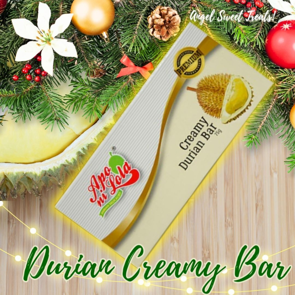 Apo ni Lola Creamy Durian Bar | Davao Durian Products | Shopee Philippines