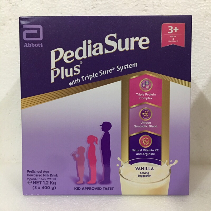Pediasure Plus Three Plus 3+ Vanilla Flavor 1.2kg (August 28, 2025 ...