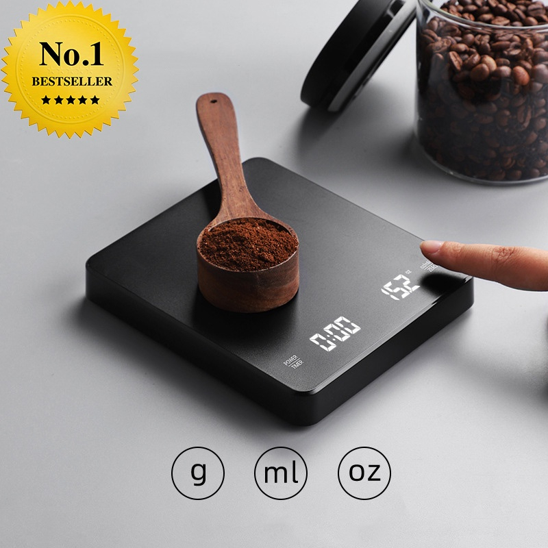 Coffee Scale Electronic Coffee Weighing Scale Led Touch Screen ...