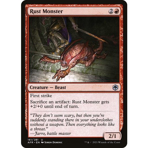 Rust Monster - Adventures in the Forgotten Realms(AFR) | Shopee Philippines