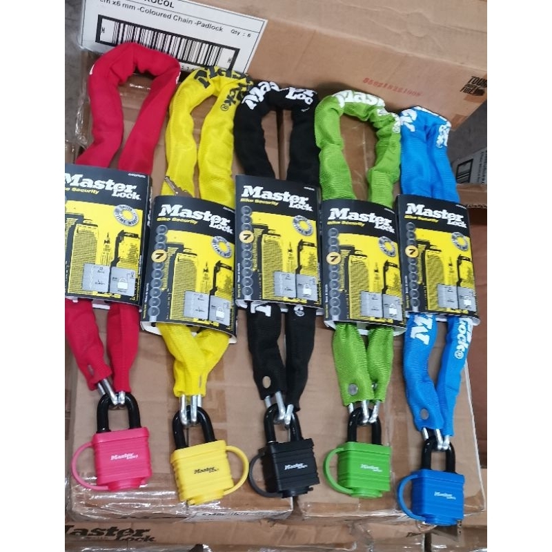 Master Lock Chain Lock For Bike/Motorcyle 8390dpro-Col Level 7 | Shopee ...