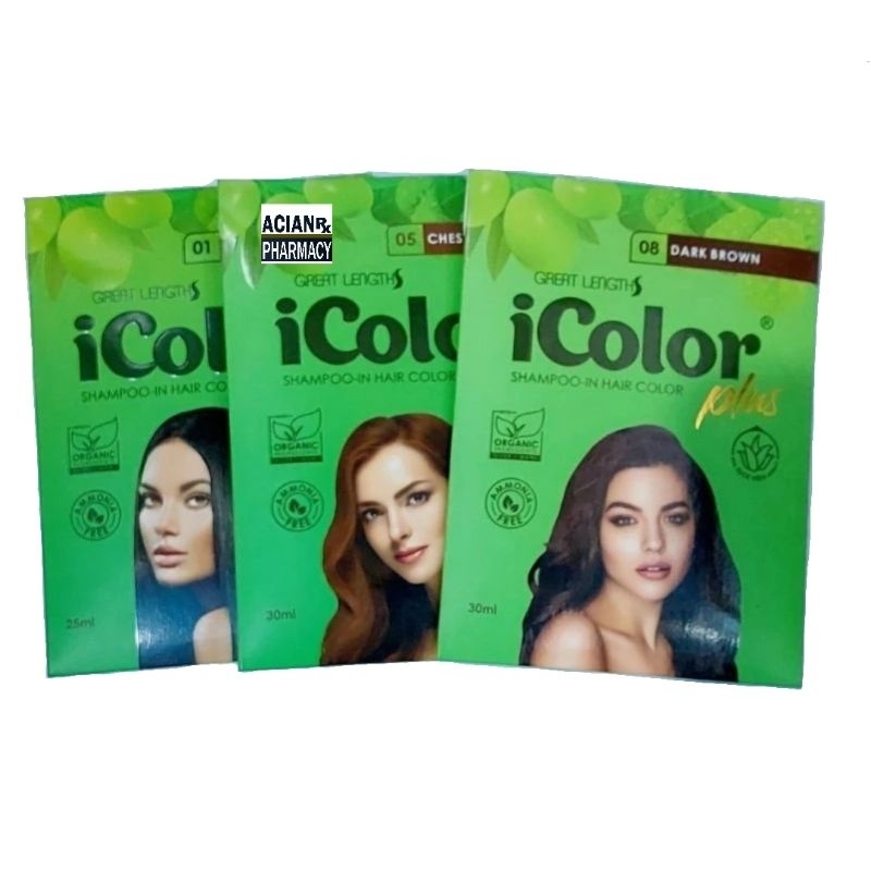 iColor Plus - shampoo hair color | Shopee Philippines