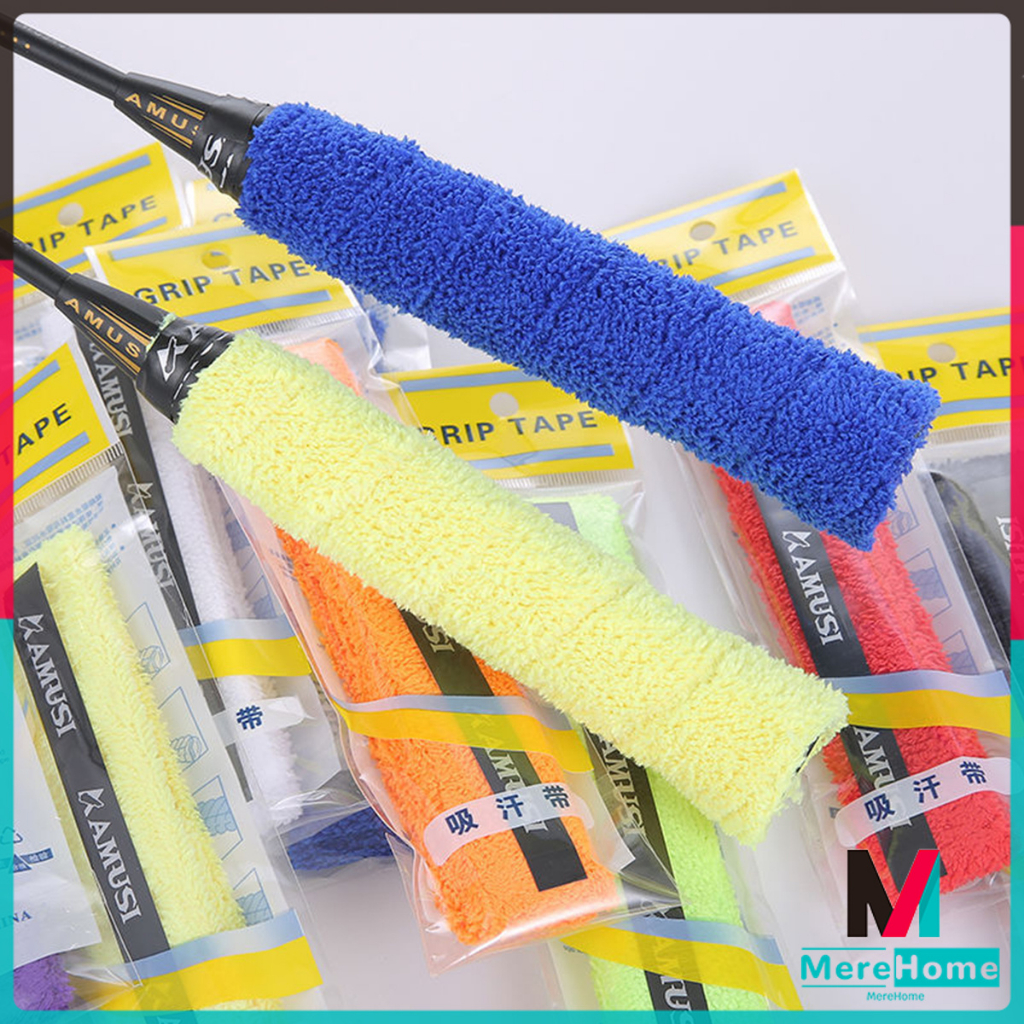 Badminton Racket Towel Grip Handle Tape Absorbent Non-Slip Anti-Sweat ...