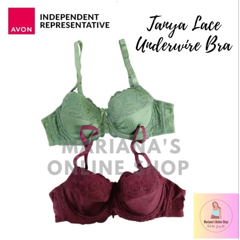 Avon Tanya 2pc Underwire Lace Bra Set | Shopee Philippines