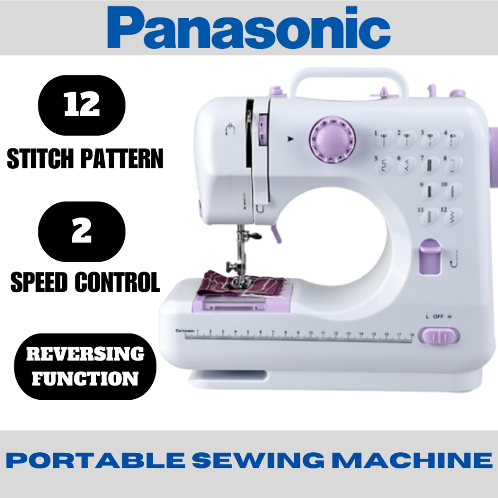 Portable Sewing Machine FHSM 505A Pro Upgraded 12 Sewing Portable Mini ...