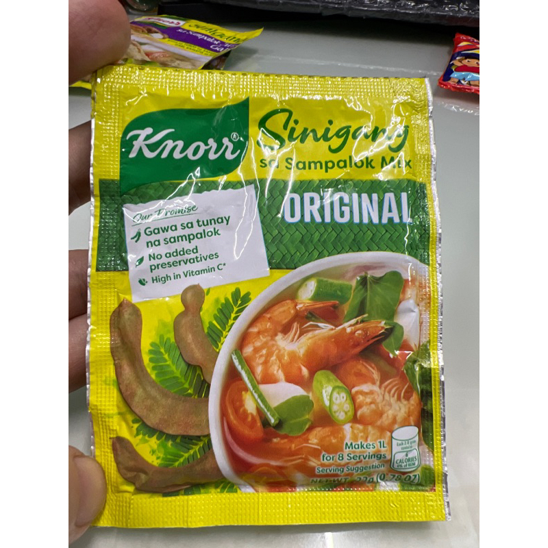 Knorr Sinigang sa Sampalok Original/Gabi 22g | Shopee Philippines