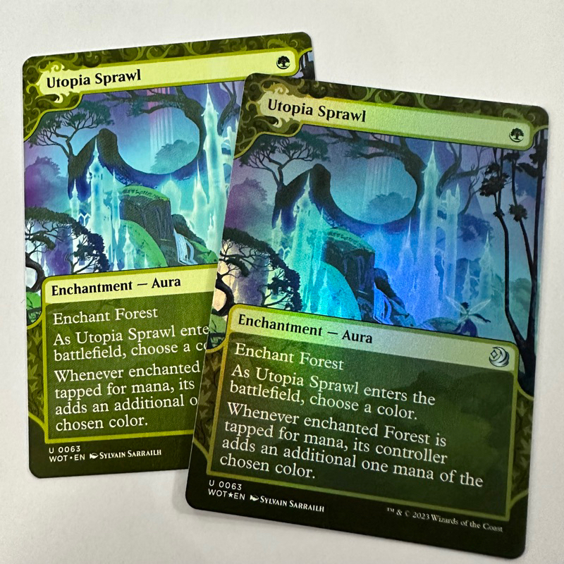 UTOPIA SPRAWL | RVR WOE WILDS OF ELDRAINE | ENCHANTMENT AURA | GREEN ...