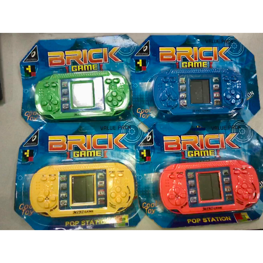 Pop Station Classic Brick Game Toy with Sound Effects and FREE ...