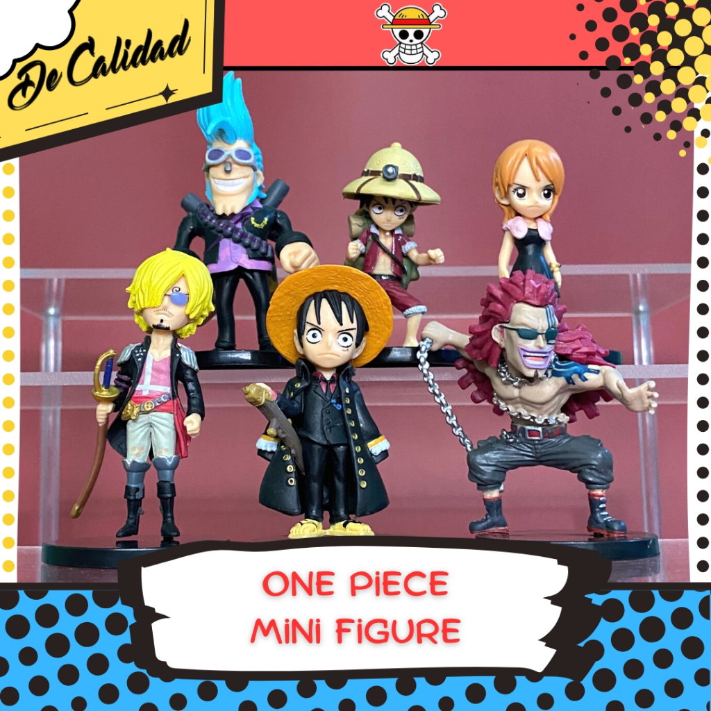 One Piece WCF Trasure Rally Luffy Sanji Nami Franky Mini Figure ...