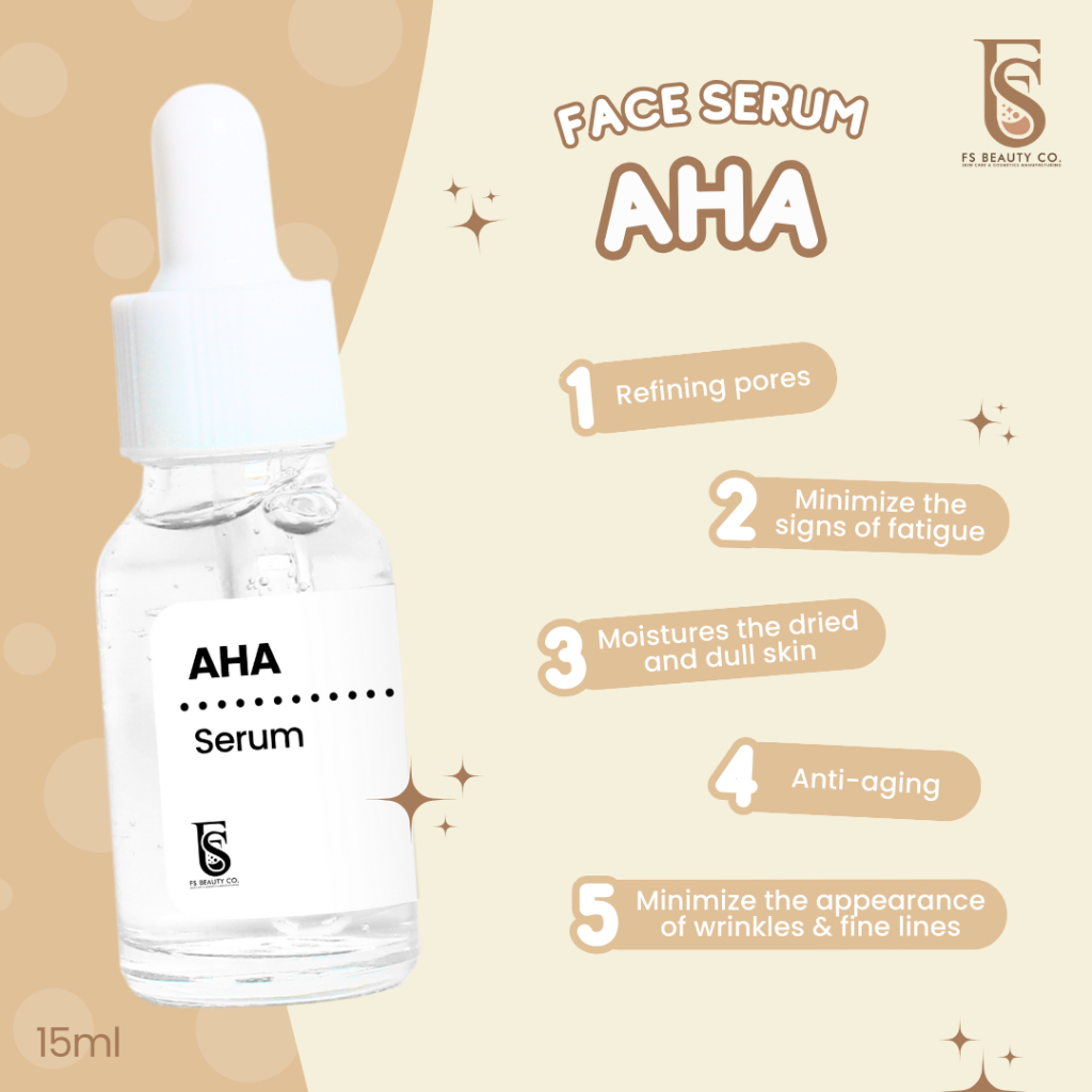 AHA Face Serum | 15ml [READY FOR REBRANDING] | Shopee Philippines