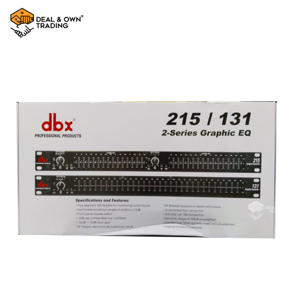 DBX 215 Dual Channel 15-Band Graphic Equalizer | Shopee Philippines
