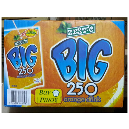 Zesto Big 250 Orange Drink (250ml x 10 packs) | Shopee Philippines