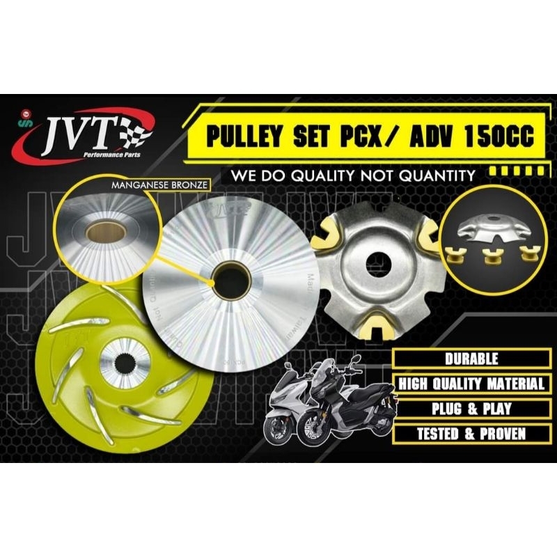 JVT PULLEY SET (NEW VERSION) ADV 150 / PCX 150 /ADV 160 / PCX 160 / 13 ...