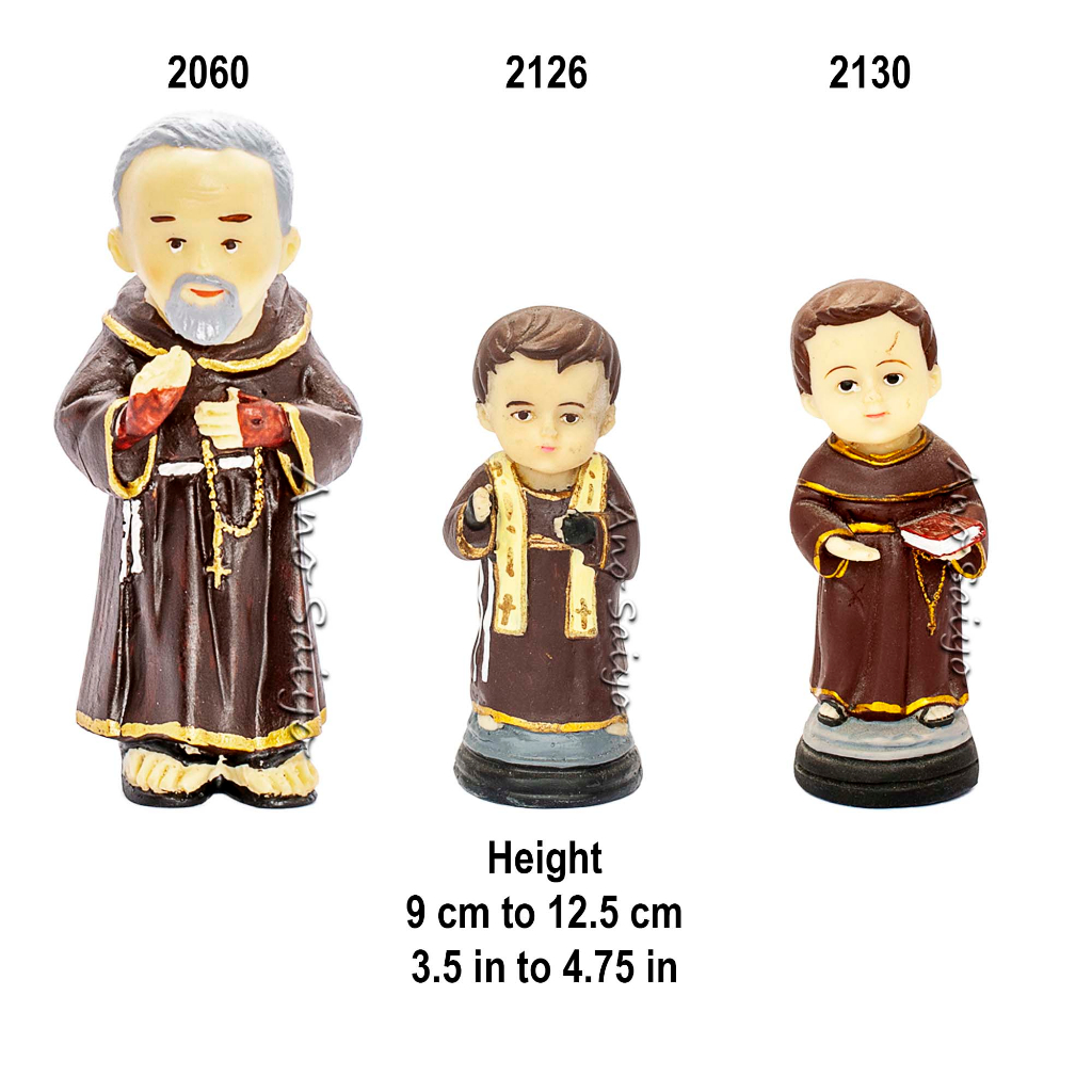AnoSaiyo Saint Padre Pio Chibi Statue Patron Saint Religious Altar ...