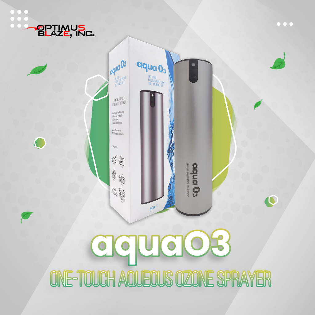 OptimusBlaze AquaO3 One-Touch Aqueous Ozone Sprayer 300ml | Shopee ...