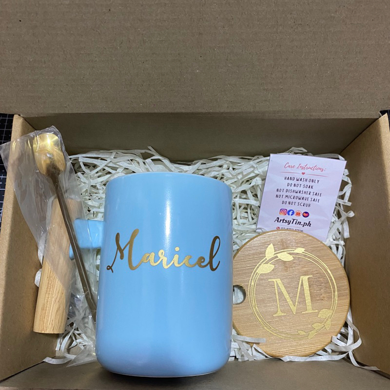 Personalized Nordic Mug with Box | Customized Mug | Wedding | Baptismal ...