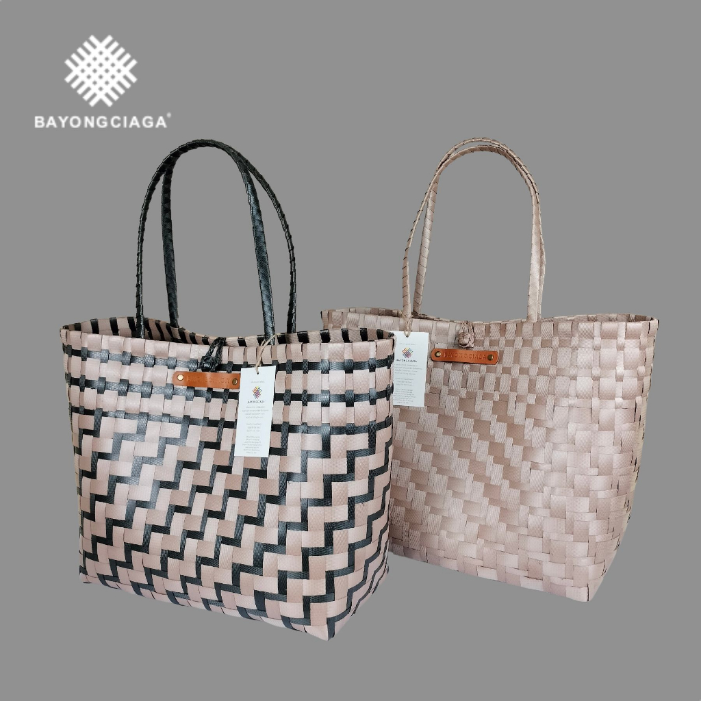 Bayongciaga Classic Luxe Zig Top Handle Bayong Hand Bag | Shopee ...