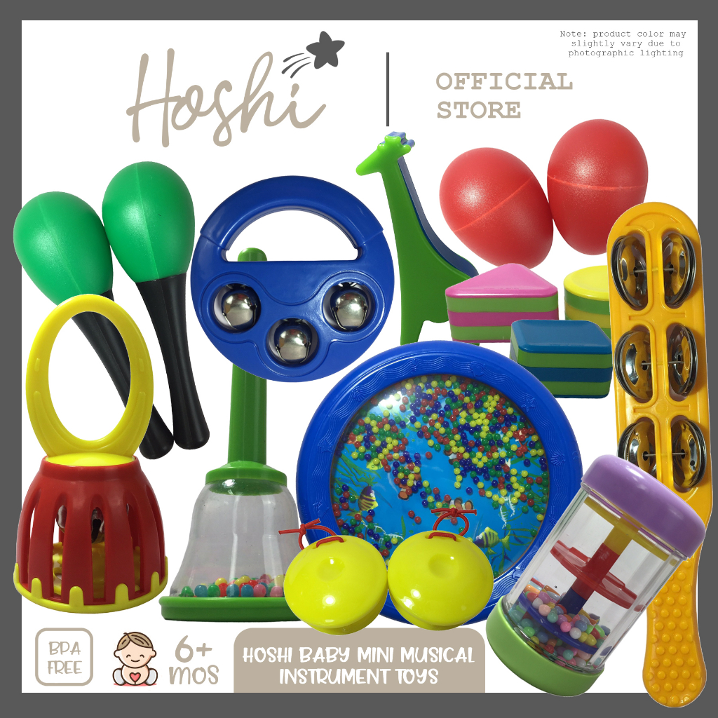 Hoshi Baby Mini Musical Instrument Orchestra Toy, Kindermusik Toys, BPA ...