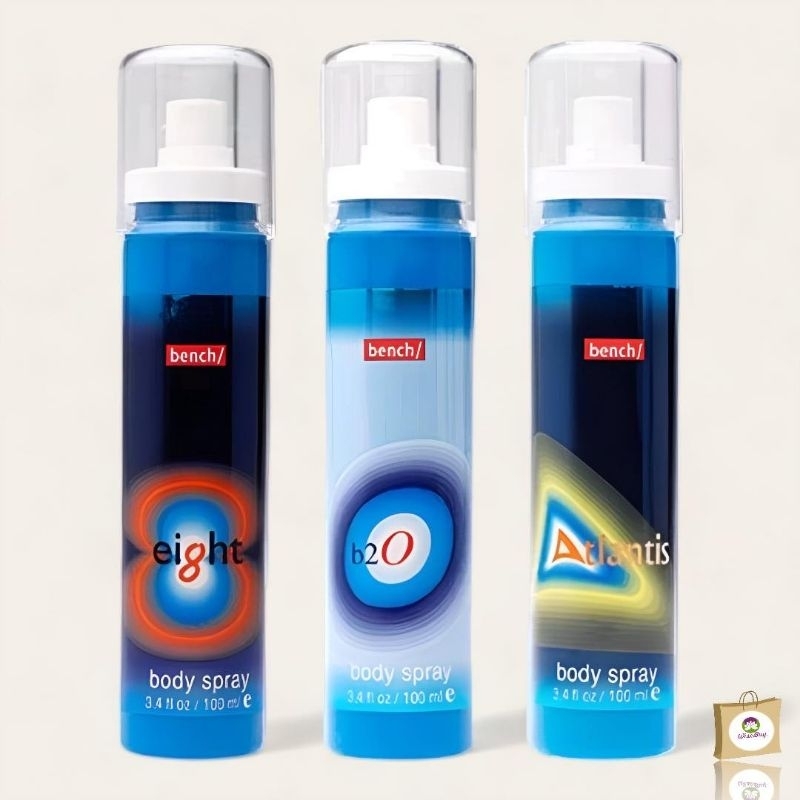 Original Bench Body Spray for Men Atlantis/ b20/ 8Eight 100 ML | Shopee ...
