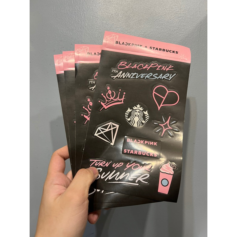 Starbucks Blackpink (Starbucks Black Pink Stickers) | Shopee Philippines