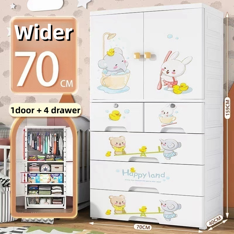 ⭐Hot Sale⭐ 70cm Lalagyan Ng Damit Cabinet Orocan Kids Drawer Cabinet ...
